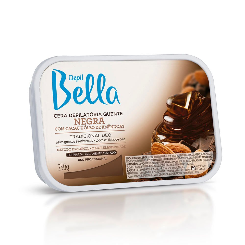 Depil Bella Cera - em Barra Negra 250g
