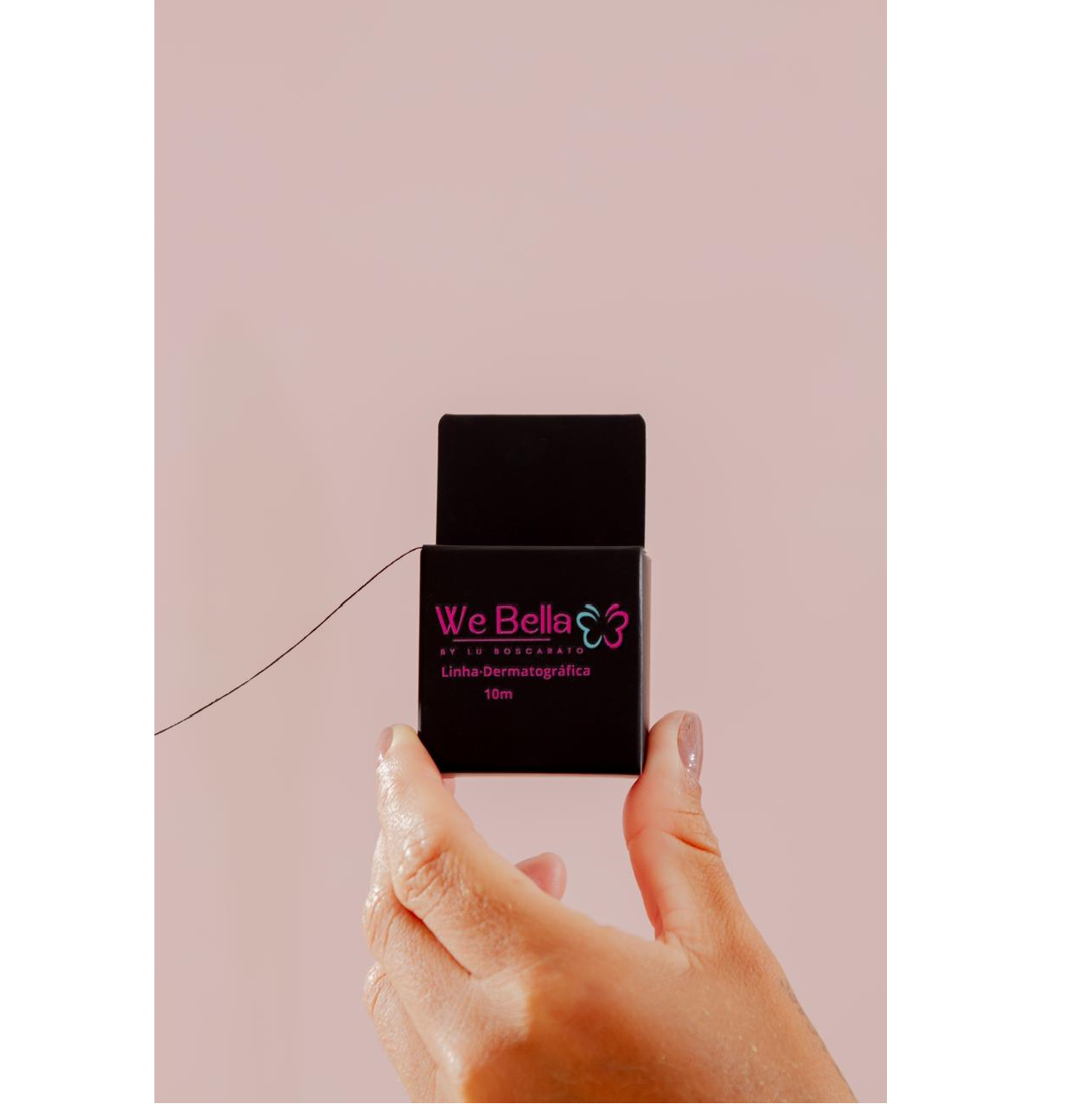 Linha Pigmentada Preta Para Marcação De Sobrancelhas We Bella 10m